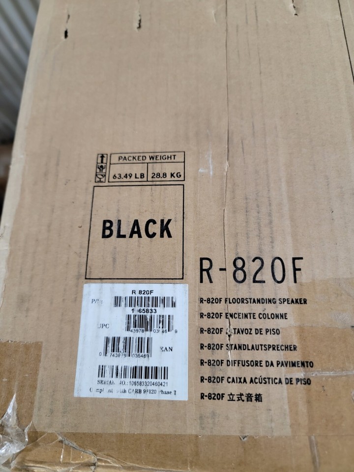 R-820F Floorstanding Speaker Pair OPEN-BOX | eBay