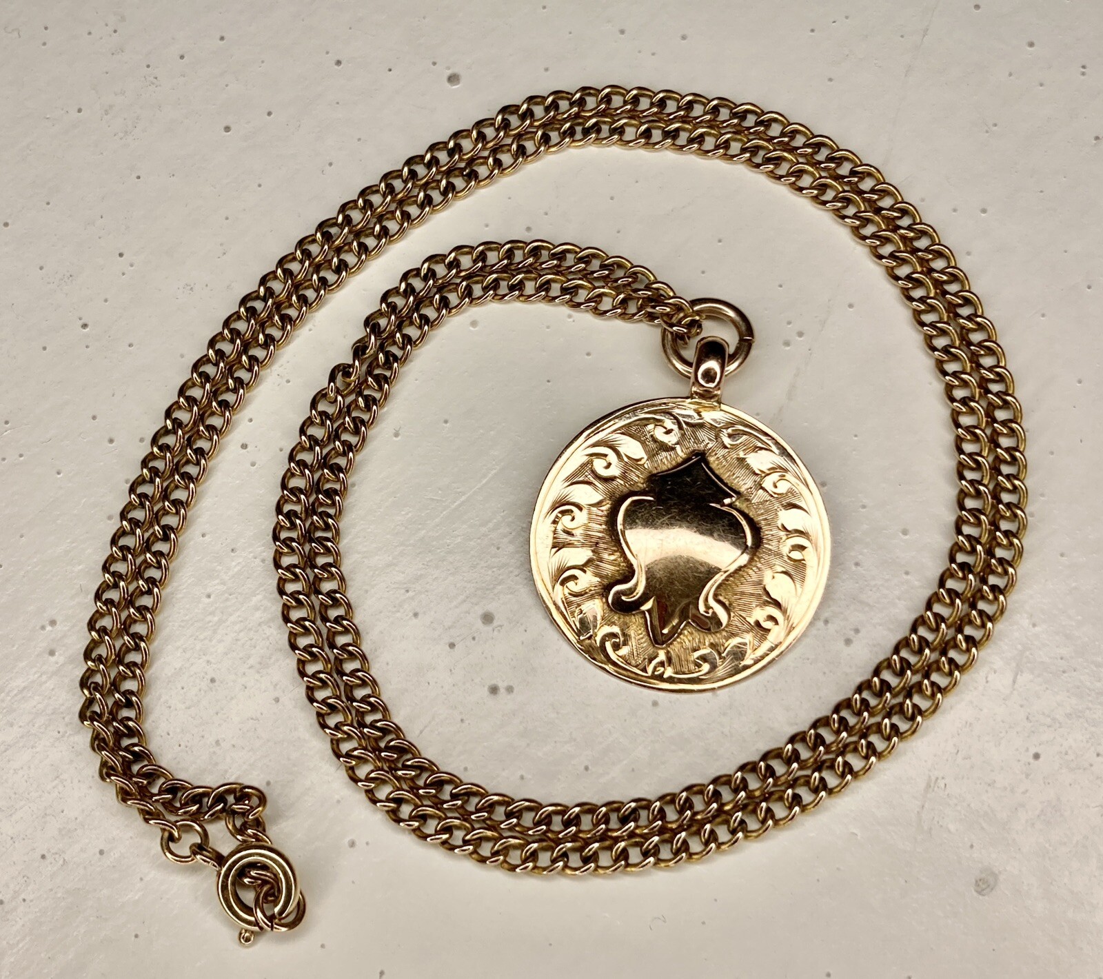 Rare 1899 Antique 9K Yellow Gold English Fob signed J… - Gem
