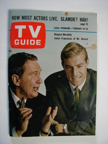 Oregon Feb 20 1965 TV Guide MR NOVAK Burgess Meredith ADDAMS FAMILY ...