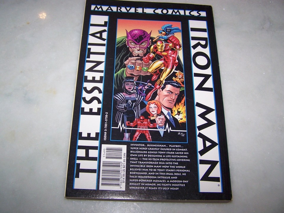 Marvel 2000 THE ESSENTIAL IRON MAN Vol 1 tpb Stan Lee | eBay