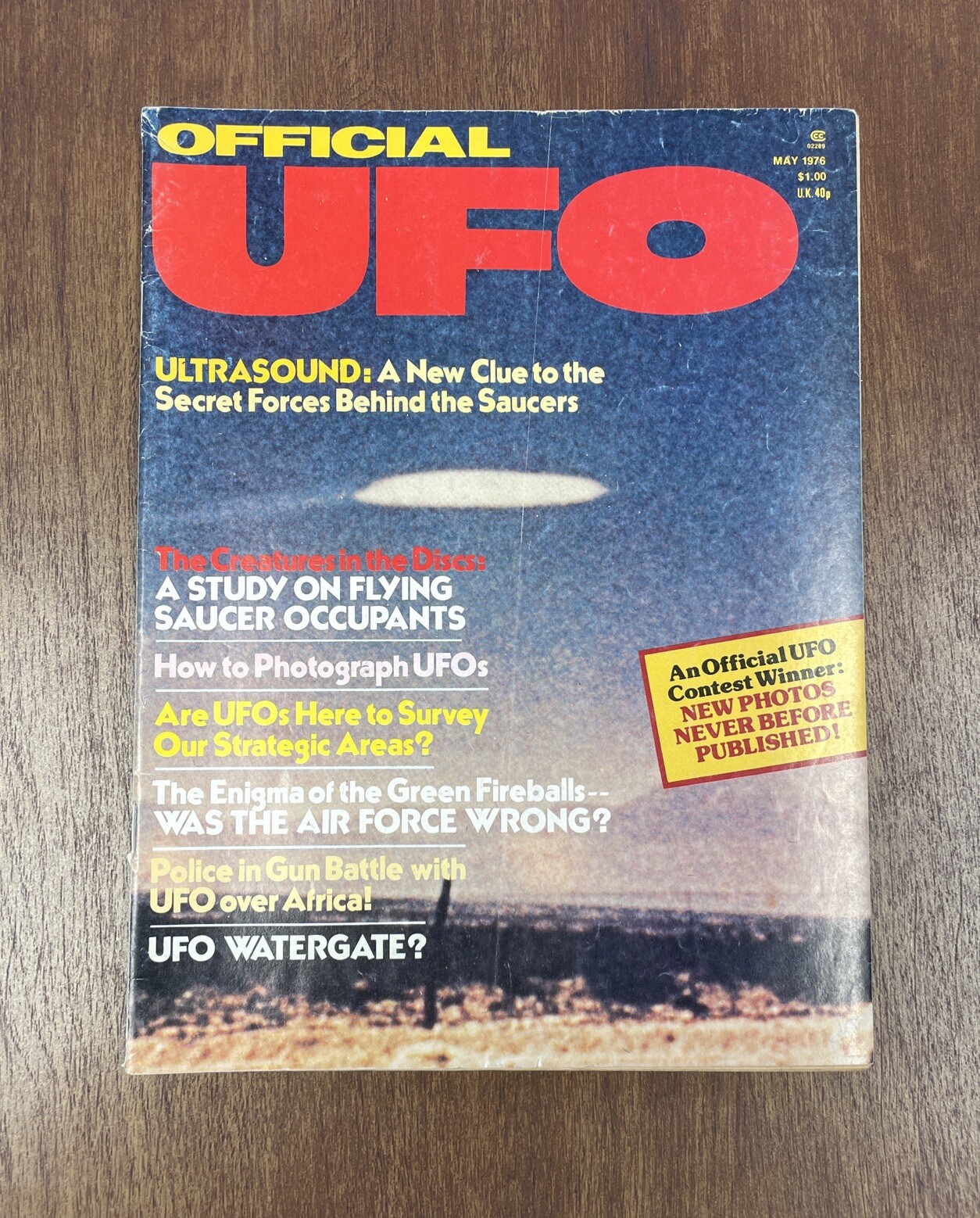 Official UFO Magazine May 1976 Ultrasound | eBay