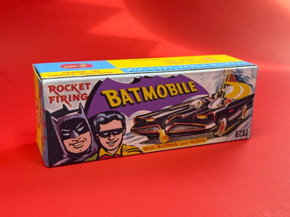CORGI Batmobile 267 4th Edition issue Restored W/repro Box Nice🔥🔥🔥 | eBay