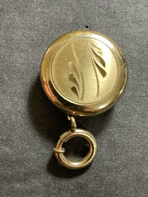 Vintage Gold Tone Pocket Watch Spring Ring Fob | eBay