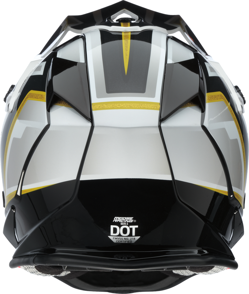 Moose Racing 2026 MR3 F.A.F Offroad Helmet White/Black/Gold | eBay