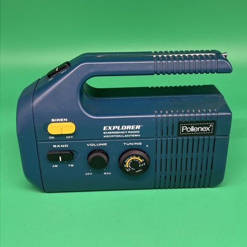 Pollenex Explorer Emergency Radio Siren Krypton Lantern Model ER2 | eBay