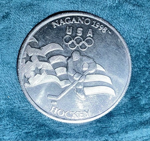 Vintage General Mills 1998 Nagano Olympic Team USA Ice Hockey Coin ...