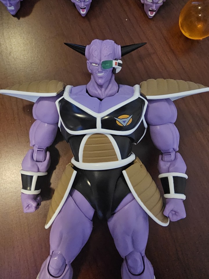 SH Figuarts Dragon Ball Z Captain Ginyu Action Figure DBZ Ginyu Force ...