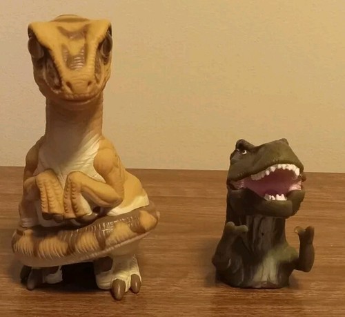 Jurassic Park Toys, Vintage JP25 Series Velociraptor Baby, & TRex ...