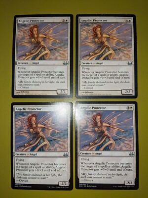 Angelic Protector x4 Duel Decks: Divine vs. Demonic 4x Magic the ...