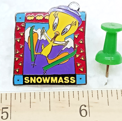 1997 Warner Bros Tweety Bird Snowmass Souvenir Pin | eBay