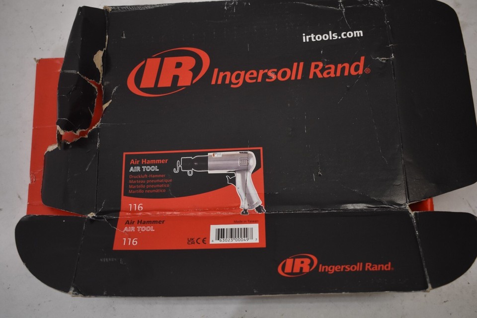 Ingersoll Rand 116 Air Hammer Air Tool 2-5/8" Stroke 3500 BPM Stainless ...