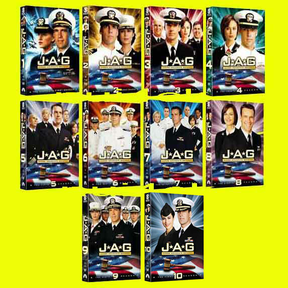 JAG The Complete Series Seasons 1-10(DVD,10 Sets,55 Discs)NEW 1 2 3 4 5 ...