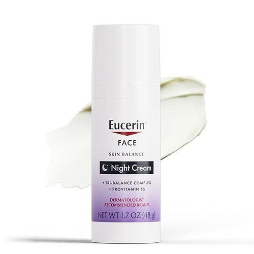 Eucerin Facial Night Cream Skin Balance For All Skin Types 1.7 Oz B5 ...