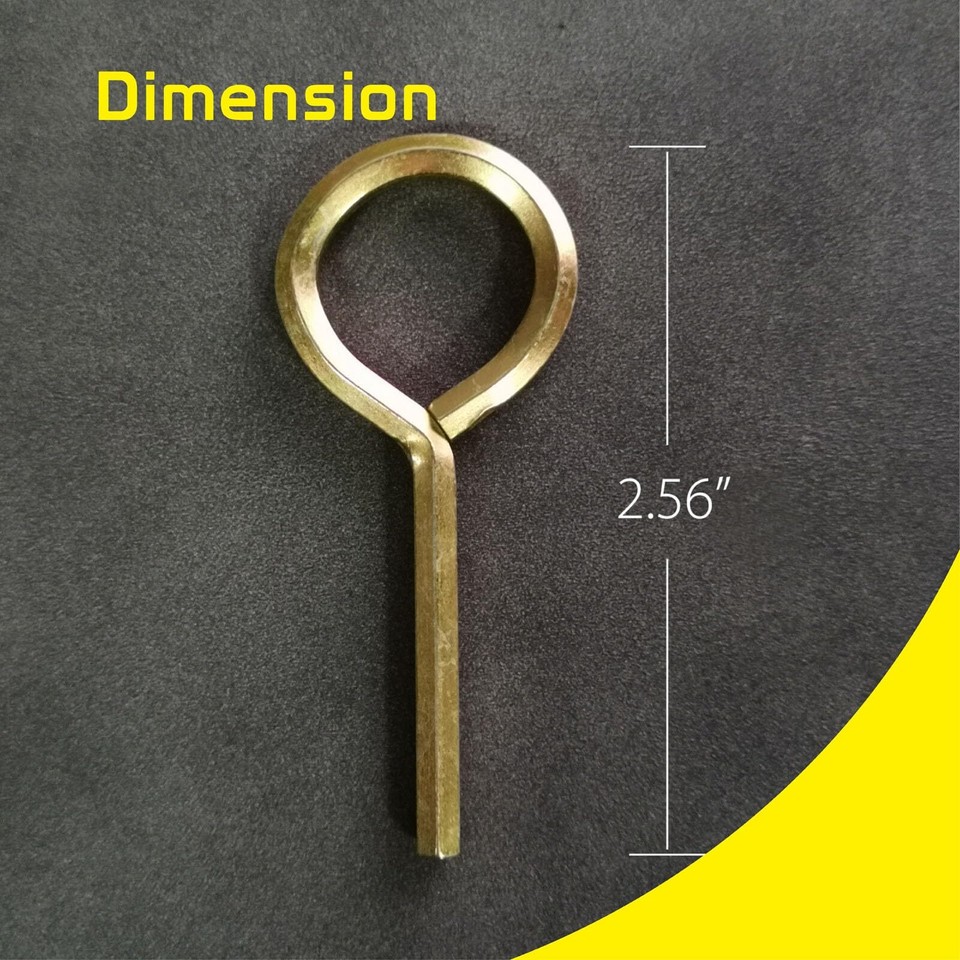 5/32" Standard Hex Dogging Key Allen Key Sets Wrench Fit On Keychain ...