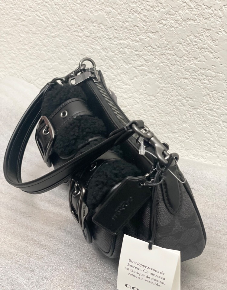 Coach CY658 Ashton Baguette Bag In Signature Canvas NWT | eBay