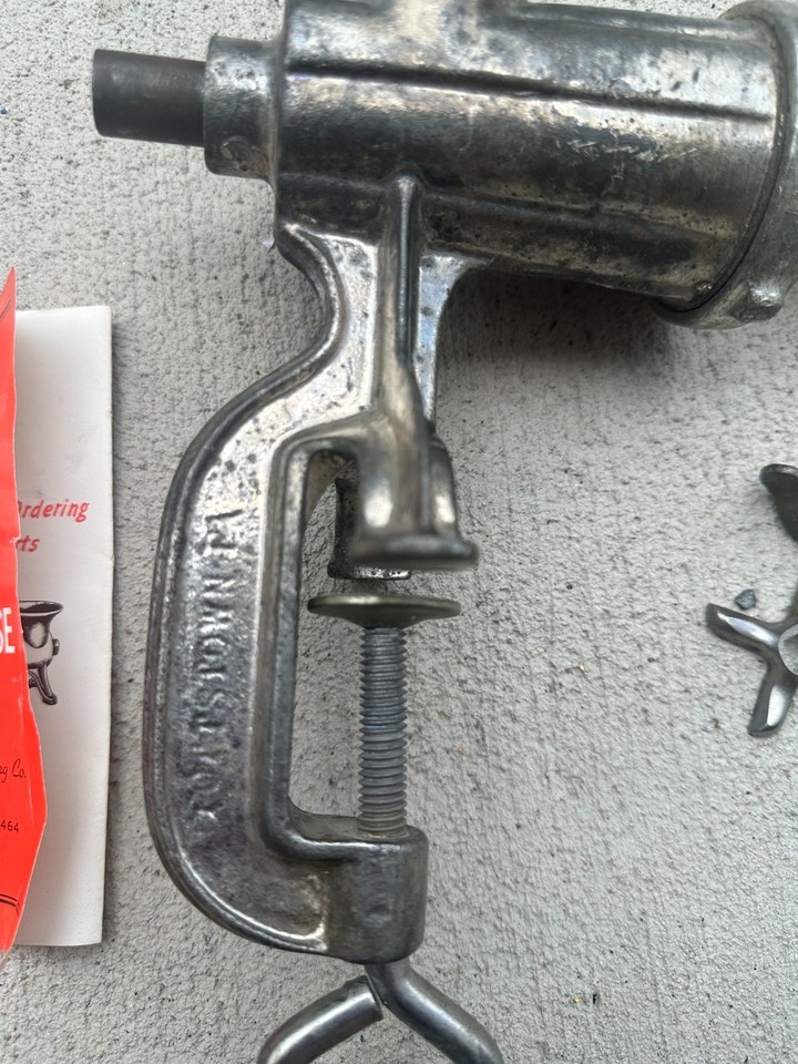 Vintage Chop-Rite #6 Meat Grinder – Cast Iron Clamp-On – Made in USA ...