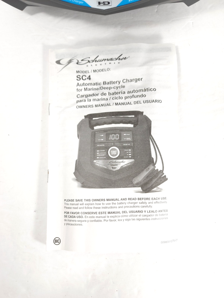 Schumacher SC4 - 15A Rapid Charger/ 3A Maintainer for Auto and Marine Batteries | eBay