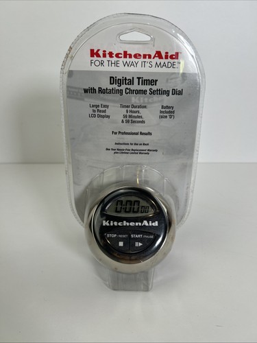 SEALED KitchenAid Digital Timer Cook’s Series KG150OB Black Rotating ...