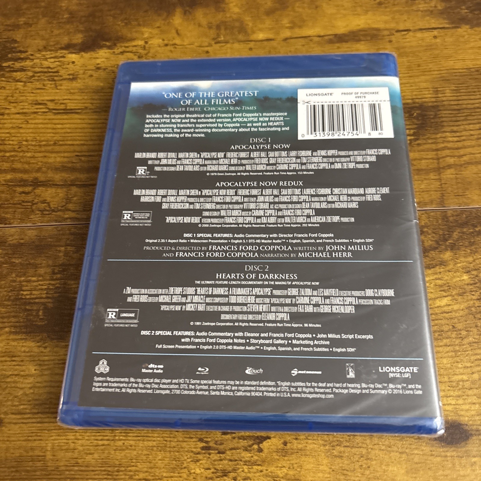 Apocalypse Now Triple Feature (Blu-ray, 1979) for sale online | eBay