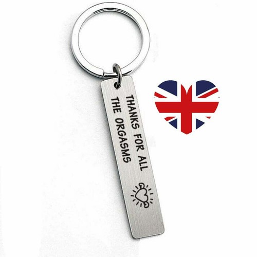Keyring Keychain Thanks For All The Orgasms Gift Present Key Ring Chain ...