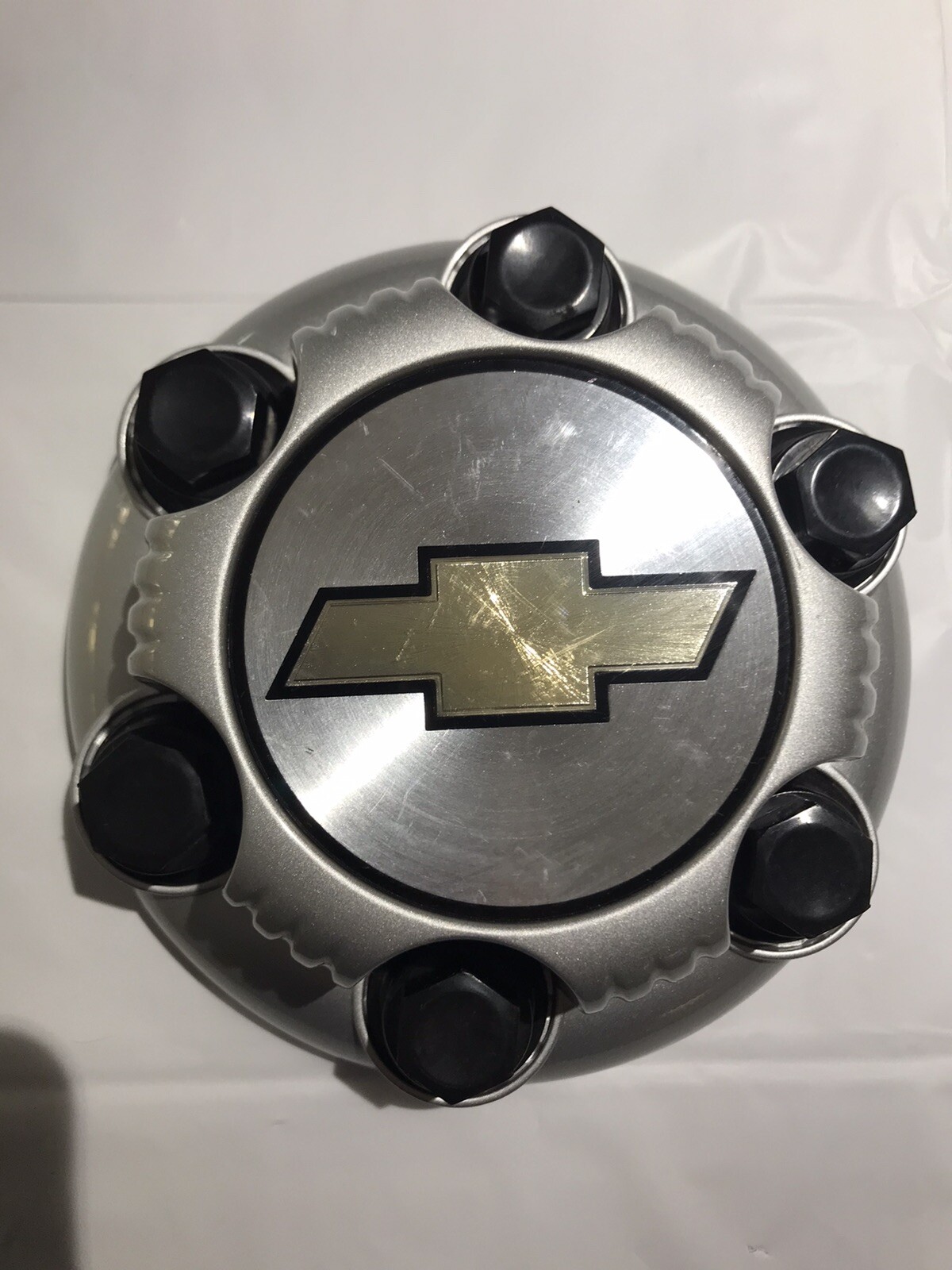 Chevy Silverado 1500 Silver Raised Logo OEM 16 Wheel Center Cap 5659 | eBay