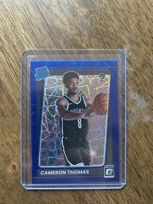 2021-22 Donruss Optic Cam Thomas Rated Rookie Blue Velocity Prizm RC ...