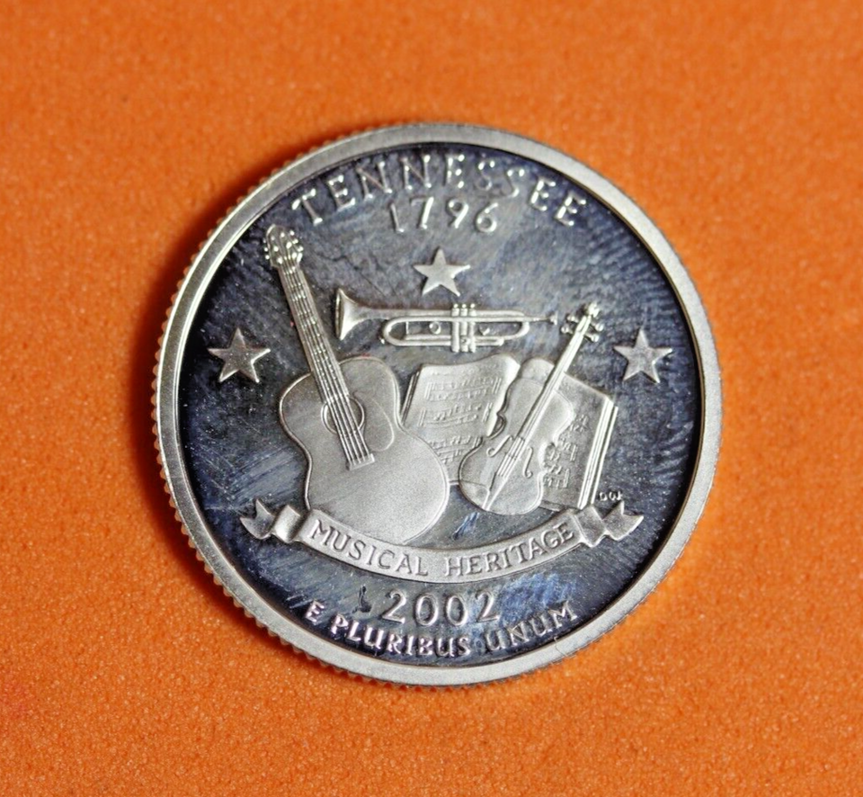 TENNESSEE 2002 State Quarter Dollar Coin #P02650 | eBay