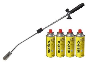 Weed Burner Fire Gun / Gas Torch Weed killer With 4 , 8 & 12 Gas ...