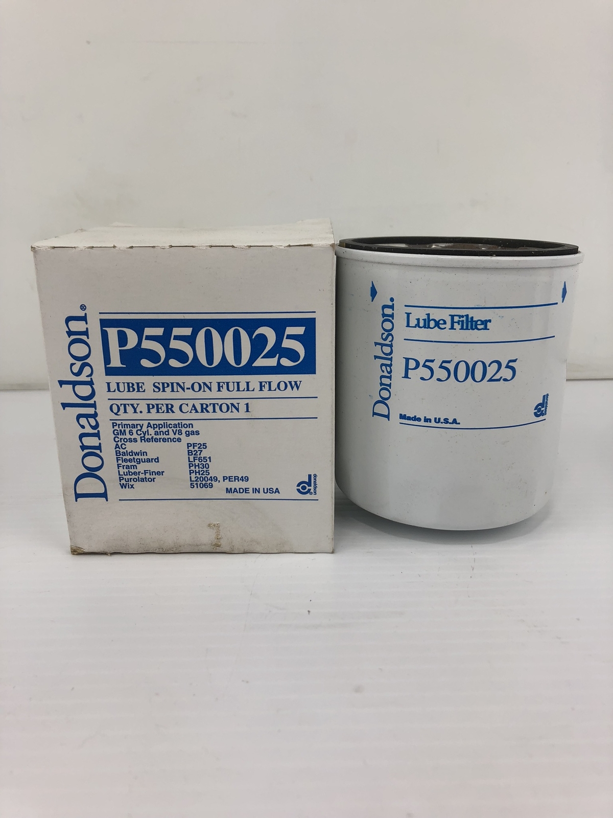 DONALDSON P550025 - cross reference oil filters | oilfilter ...