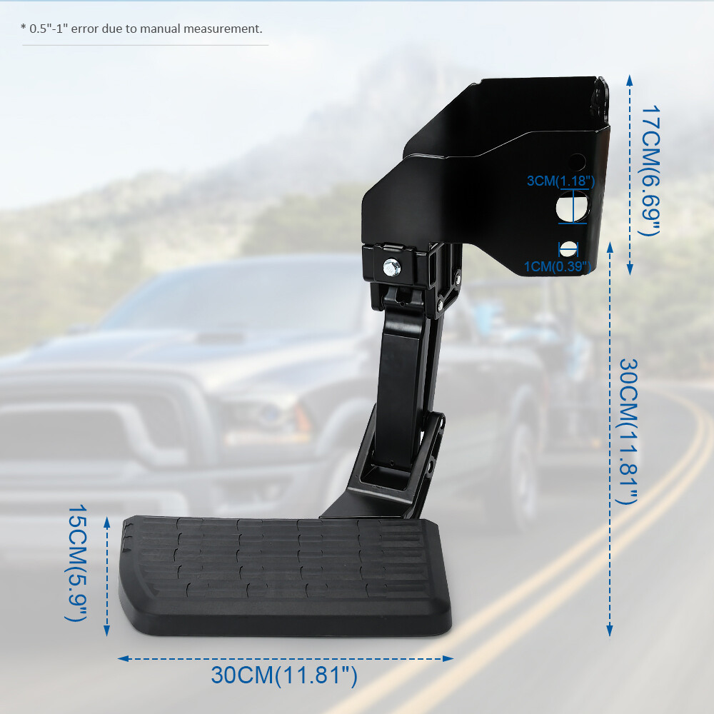 Truck Bed Step Ram 1500 Rear Bedstep Retractable Bumper Truck Tailgate ...