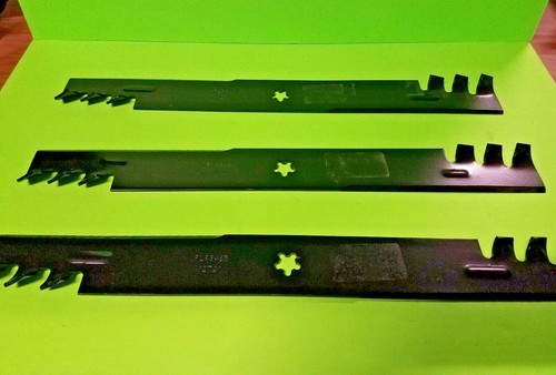3 fit Husqvarna 521981601, 539113312, 510417901 Mulcher Blades 5 pt ...