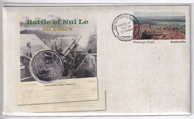 AUSTRALIA PNC: 2021 50 CENT BATTLE OF NUI LE OF 50 YEARS COIN #M15 ...