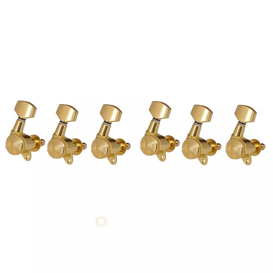6R Guitar String Straight Line Tuner Pin Lock Tuner Head Gold | eBay