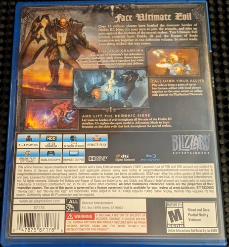 Empty Replacement PS4 Game Cases - Sony PlayStation 4 (NO GAMES ...