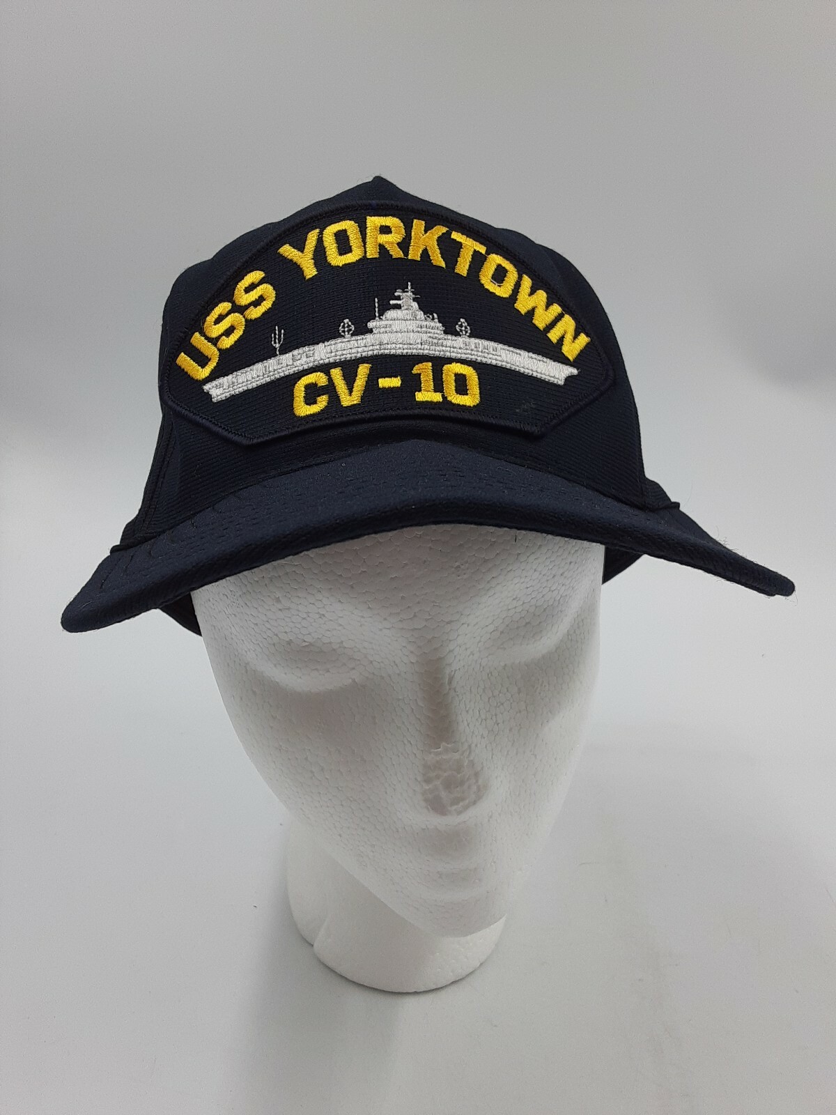USS YORKTOWN CV-10 Vintage US NAVY Command Ball Cap Snapback Hat Made ...