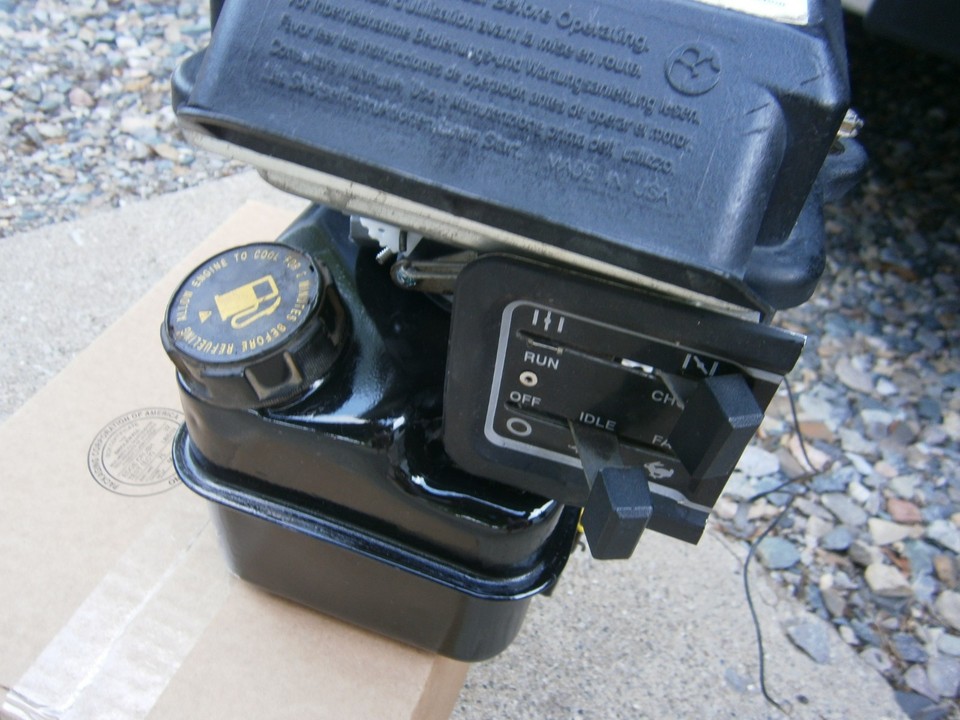 BRIGGS STRATTON GAS FUEL TANK W CARBURETOR ASSEMBLY 5HP ENGINE TANK | eBay