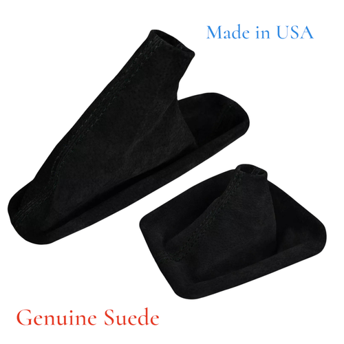For BMW E36 E46 M3 Shift boot Emergancy E Brake Boot Cover Real Suede ...