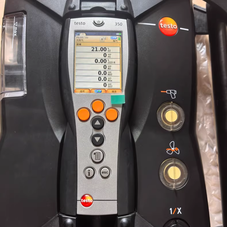 Testo 350 Gas Analyzer full set 6 sensors Box, instruction manual ...
