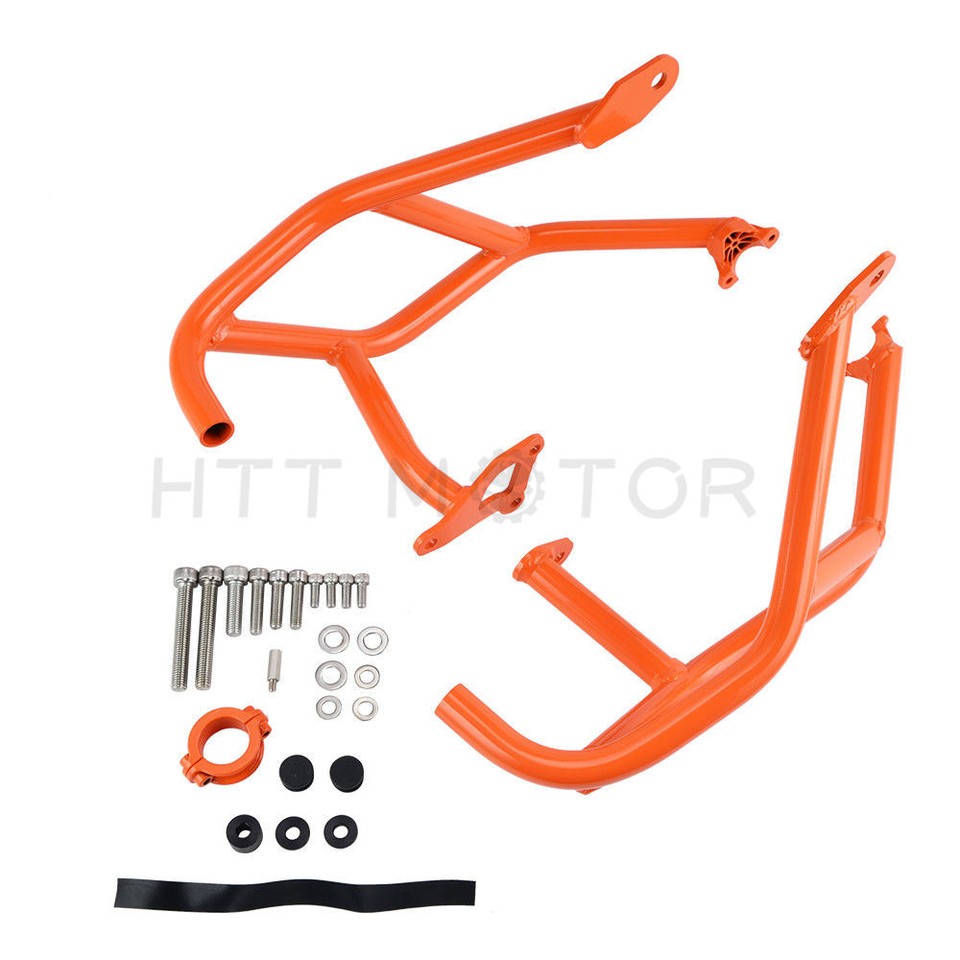 For KTM 1290 Super Duke R GT Orange Side Crash Bar Hoop Frame Bumper ...