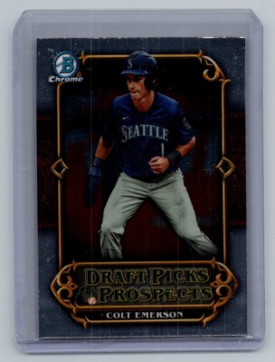 2023 Bowman Draft Picks and Prospects Colt Emerson Rookie Seattle ...