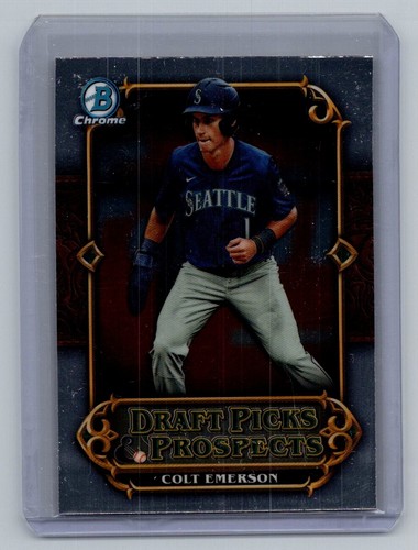 2023 Bowman Draft Picks and Prospects Colt Emerson Rookie Seattle ...