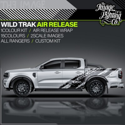 Ford Ranger Rear Worn Wild Trak Vinyl Decal Kit ~ Custom Stickers ~ ALL ...
