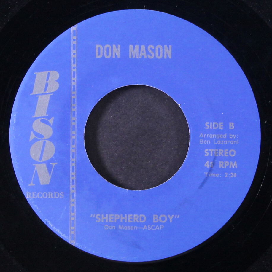 DON MASON: shepherd boy / here's wishing you a merry christmas BISON 7 ...