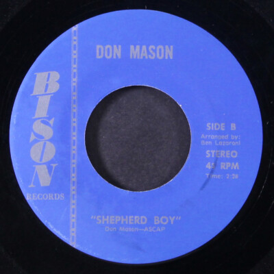 DON MASON: shepherd boy / here's wishing you a merry christmas BISON 7 ...