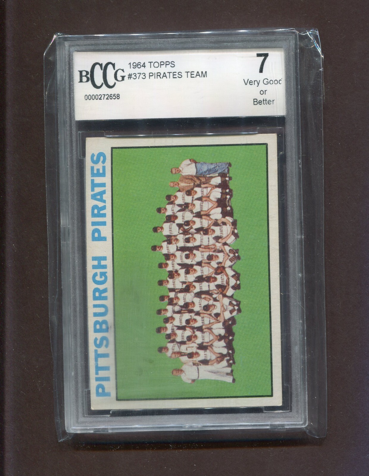 PITTSBURGH PIRATES 1964 TOPPS BASEBALL CARD #373 BECKETT GRADED 7 | eBay