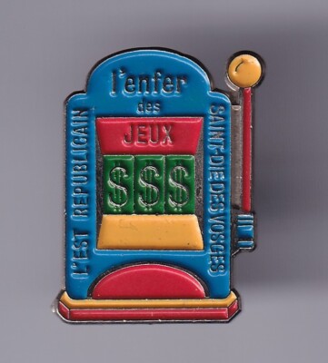 RARE PINS PIN'S .. JEU CASINO SLOT MACHINE A SOUS ROULETTE PRESSE ST ...
