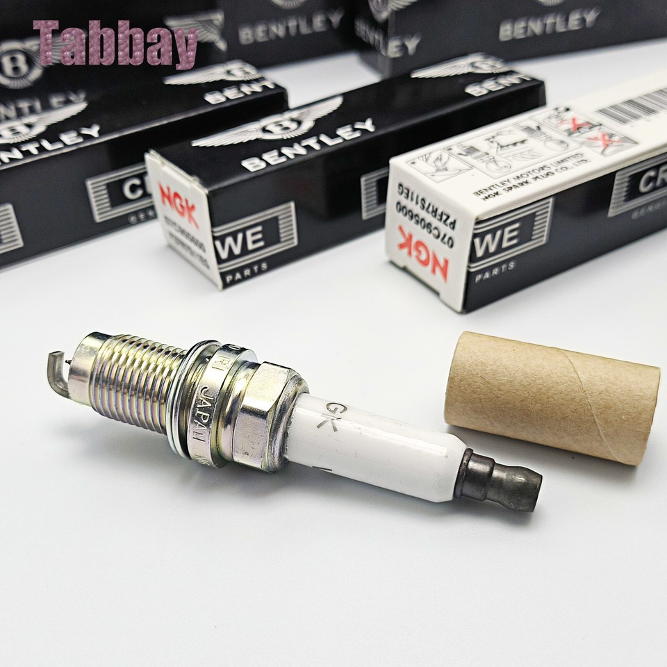 12pcs Spark Plug for 07C905600 Bentley Continental Flying Spur W12 ...