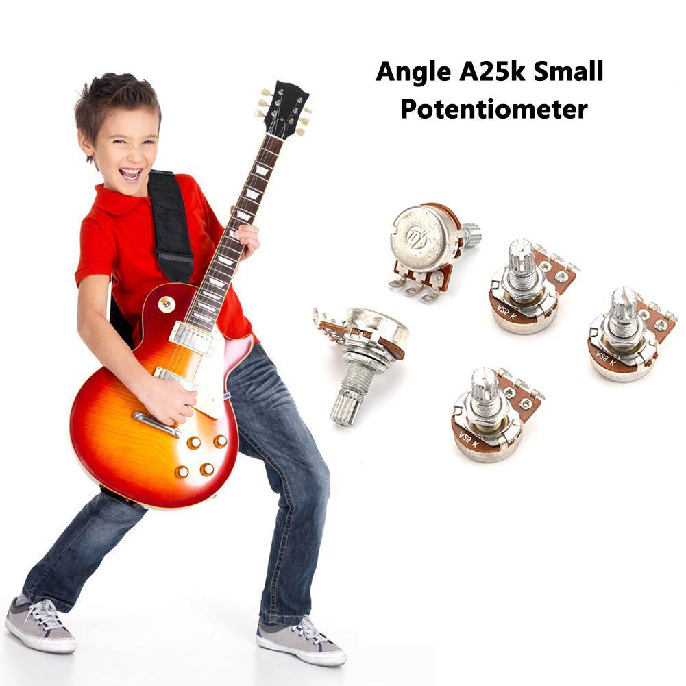 5pcs A25K Guitar Volume Tone Big Pots Potentiometer Bass 18mm Split ...
