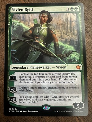 Magic the Gathering MTG Vivien Reid x1 Mythic Card NM/M Foundations | eBay