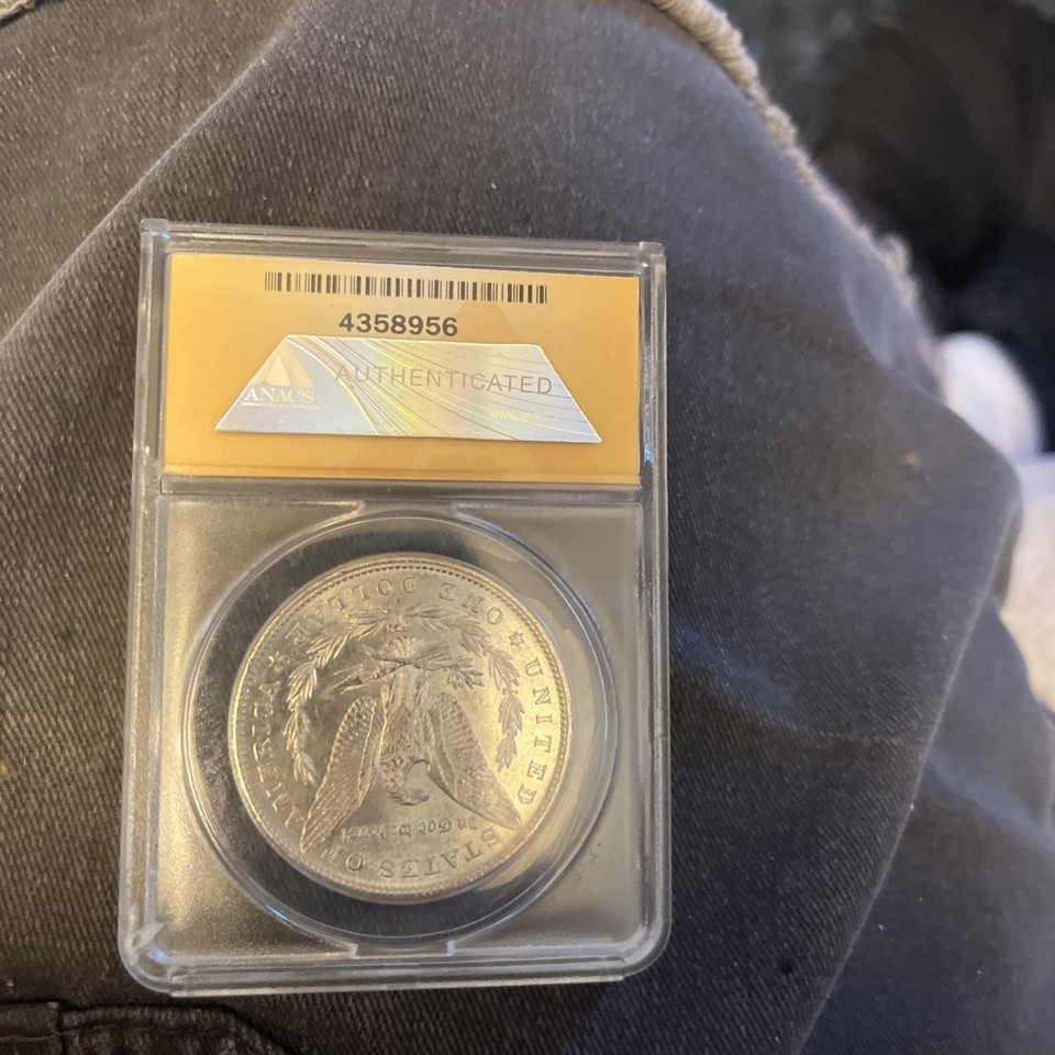 1881 S CACG MS62 Morgan Silver Dollar $1 US Mint Coin 1881-S MS-62 ...